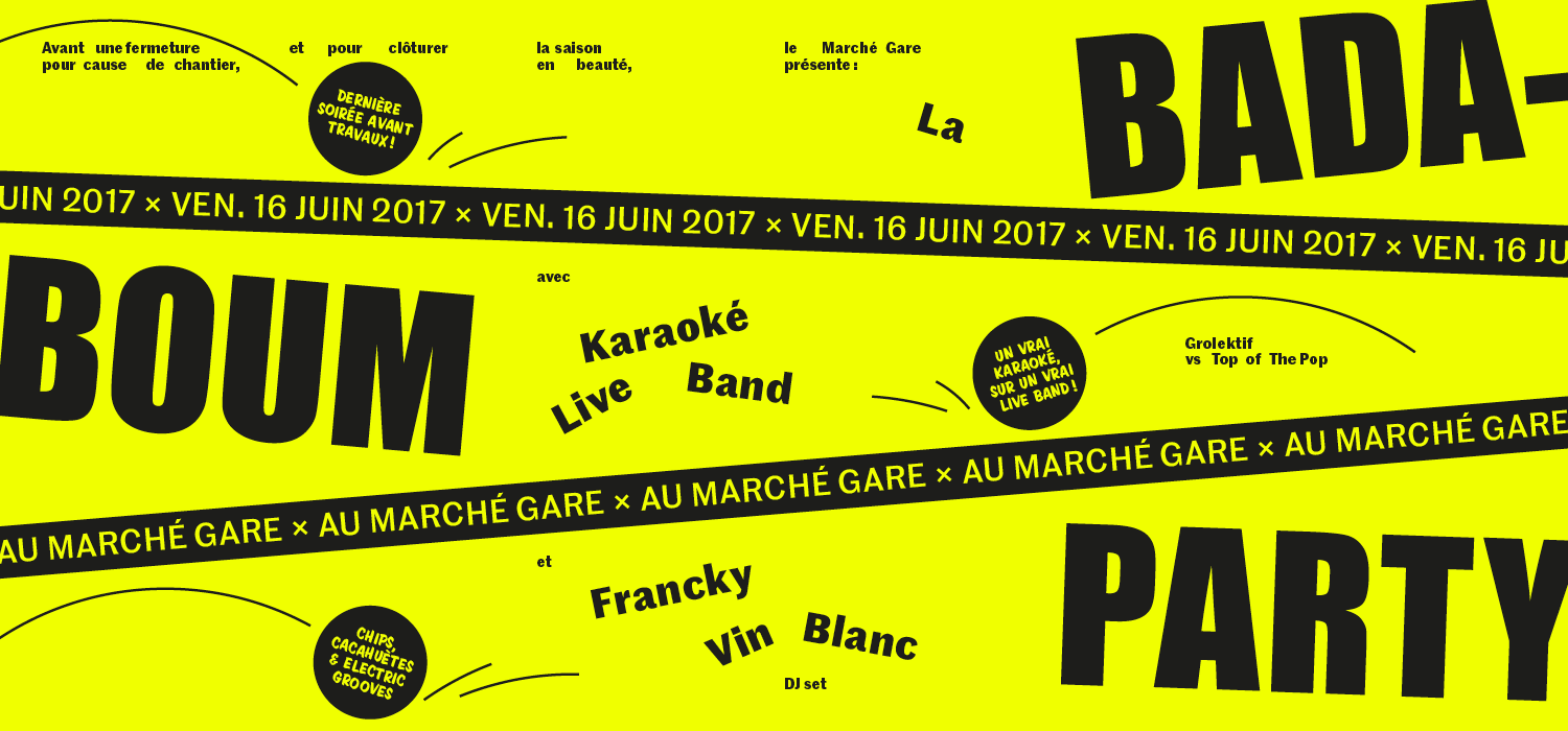 BADABOUM PARTY ! | Marché Gare